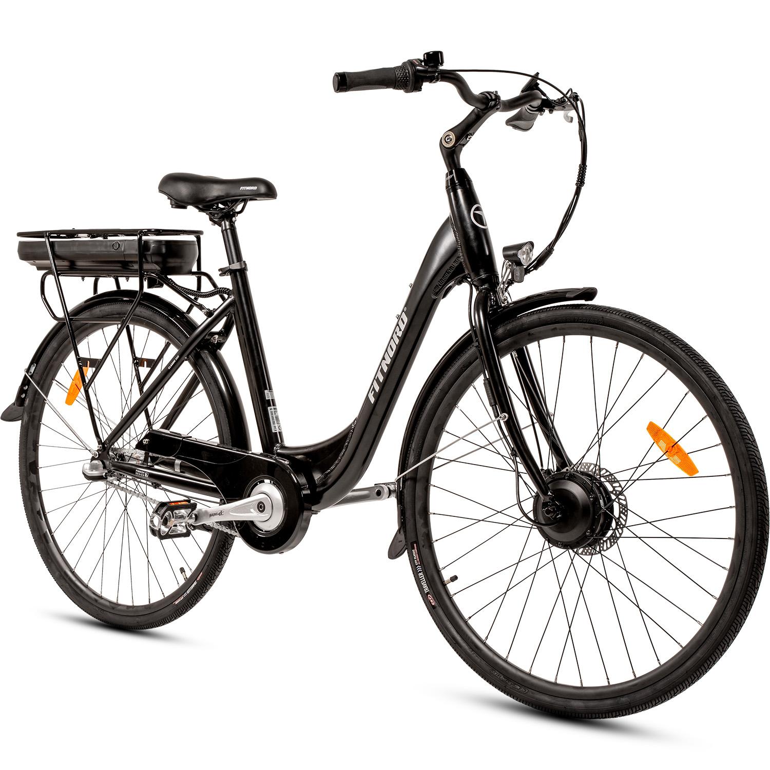 FitNord Classic 200 Elcykel, svart (540 Wh batteri) - Sportproffsen.se
