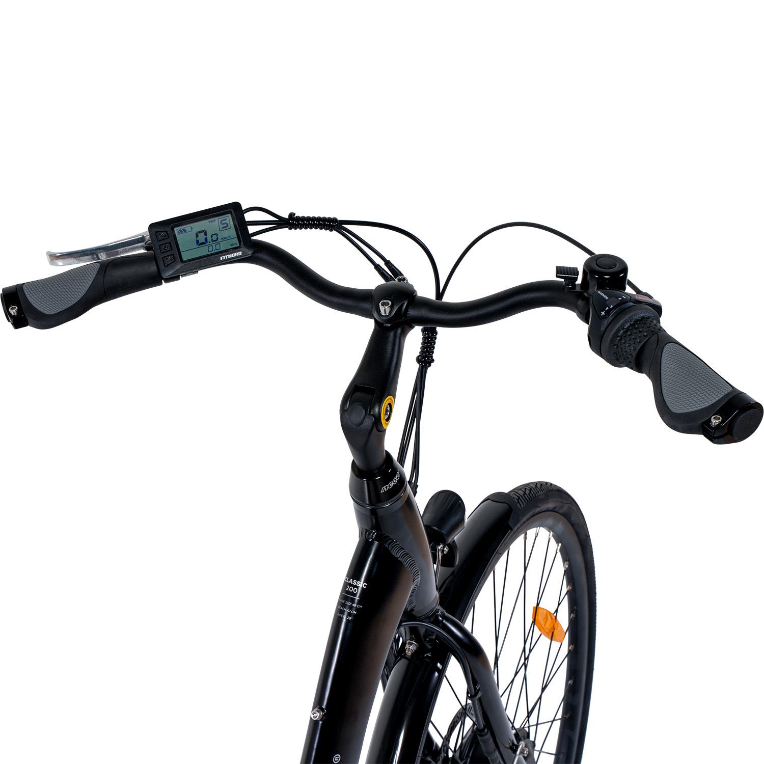 FitNord Classic 200 Elcykel, svart (540 Wh batteri) - Sportproffsen.se