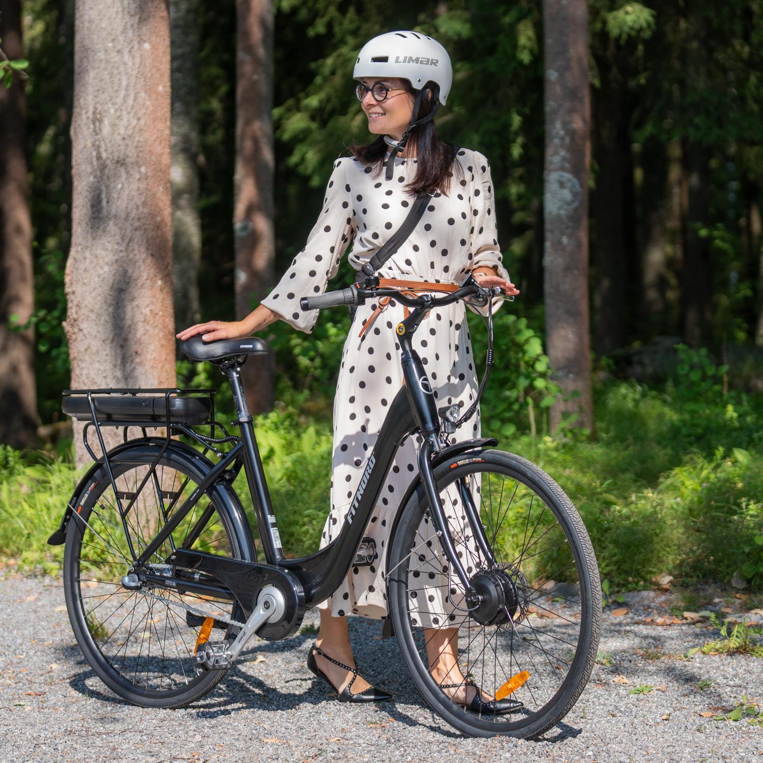 FitNord Classic 200 Elcykel, svart (540 Wh batteri) - Sportproffsen.se